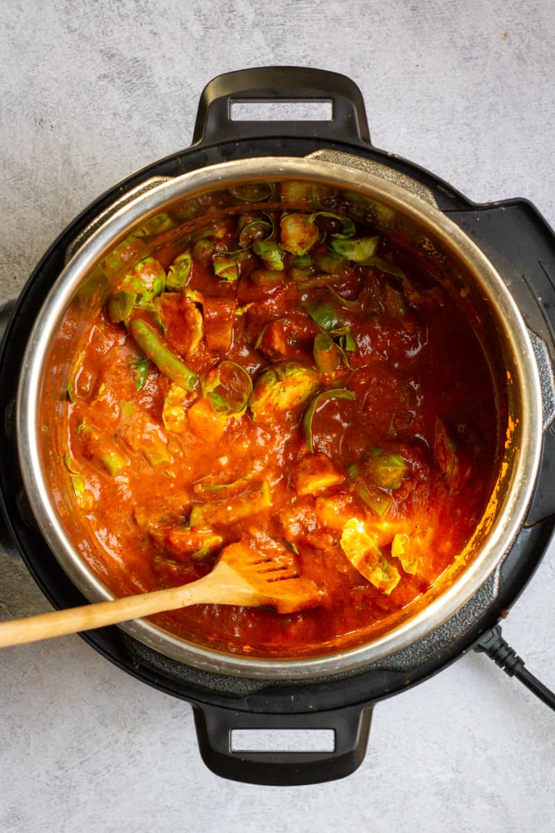 Vegetable Tikka Masala (Slow Cooker) - Champagne Tastes®