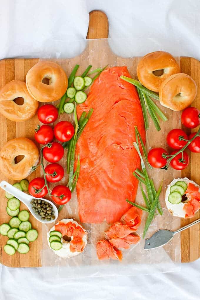 Bagels And Lox How To Throw A Bagels Lox Breakfast Buffet Party