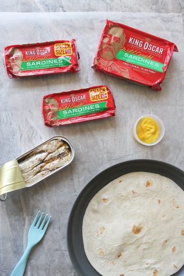 Sardine Fish Wraps (Packed Lunch/Backpacking + Camping Meal)
