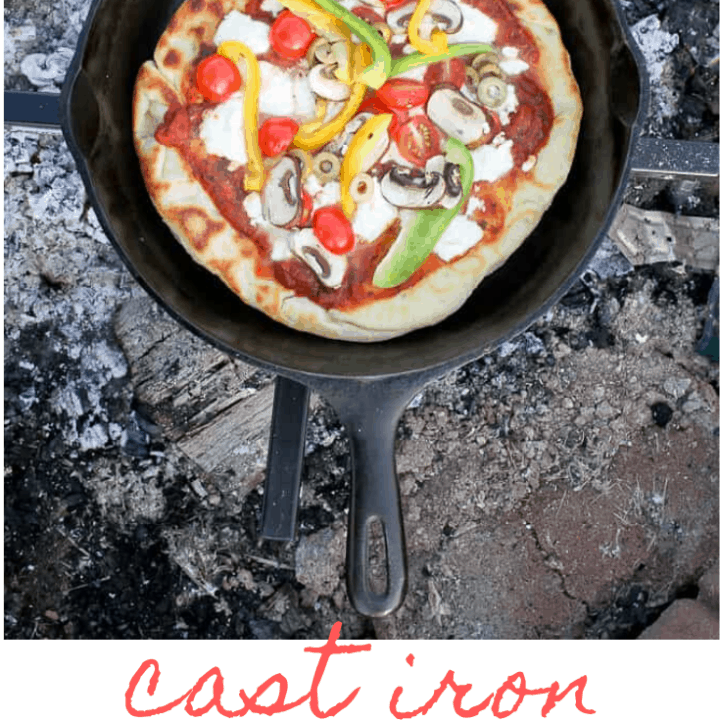 Campfire Pizza with Veggies - Champagne Tastes®