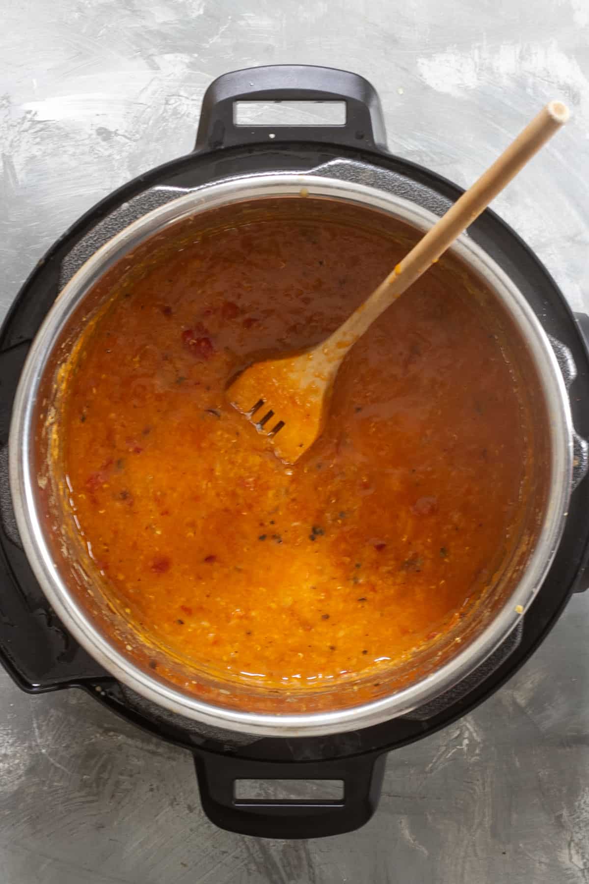 Instant Pot® Dal with Red Lentils - Champagne Tastes®