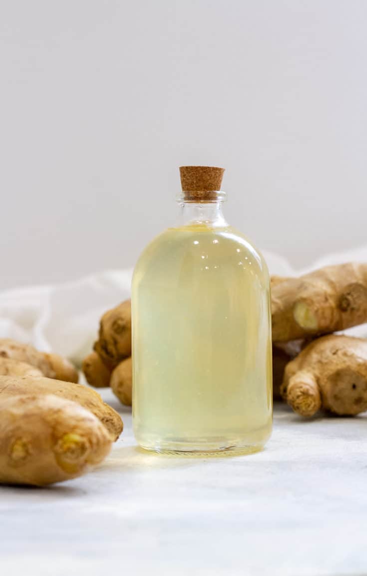 Ginger Simple Syrup with Lemon or Lime - Champagne Tastes®
