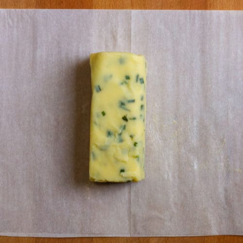 Chive Butter (Easy Herb Compound Butter) - Champagne Tastes®
