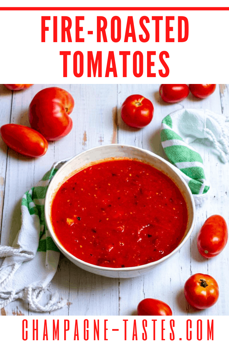 Fire-Roasted Tomatoes (Broiled in the Oven) - Champagne Tastes®