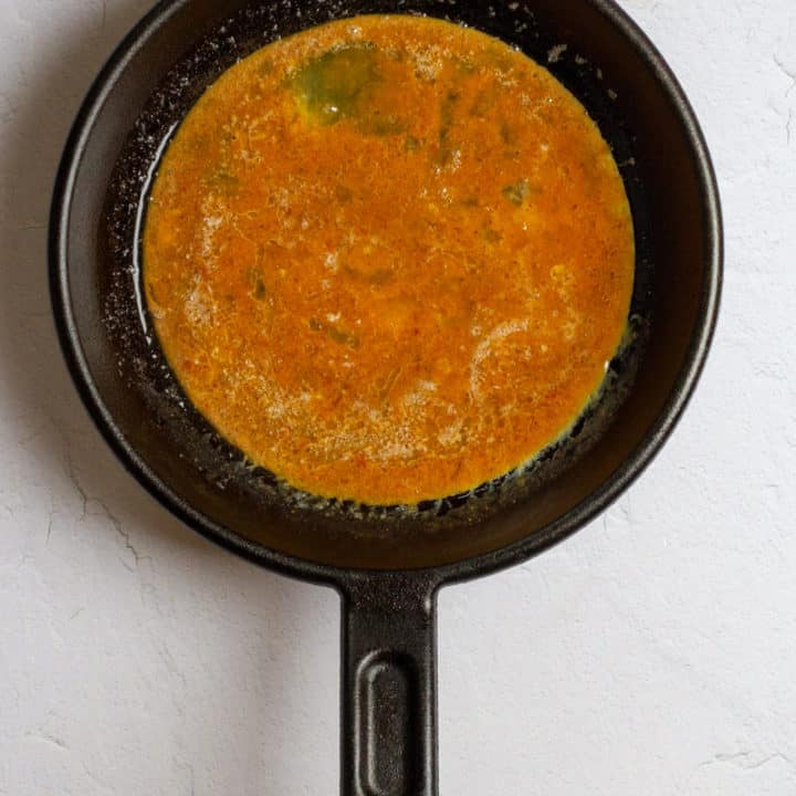 Crab Omelette with Garlic Yogurt Sauce - Champagne Tastes®