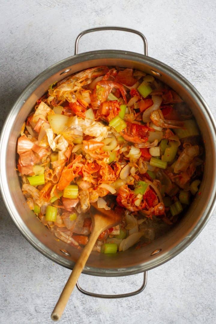 Seafood Stock - Shellfish Stock With Shrimp, Lobster or Crab Shells!