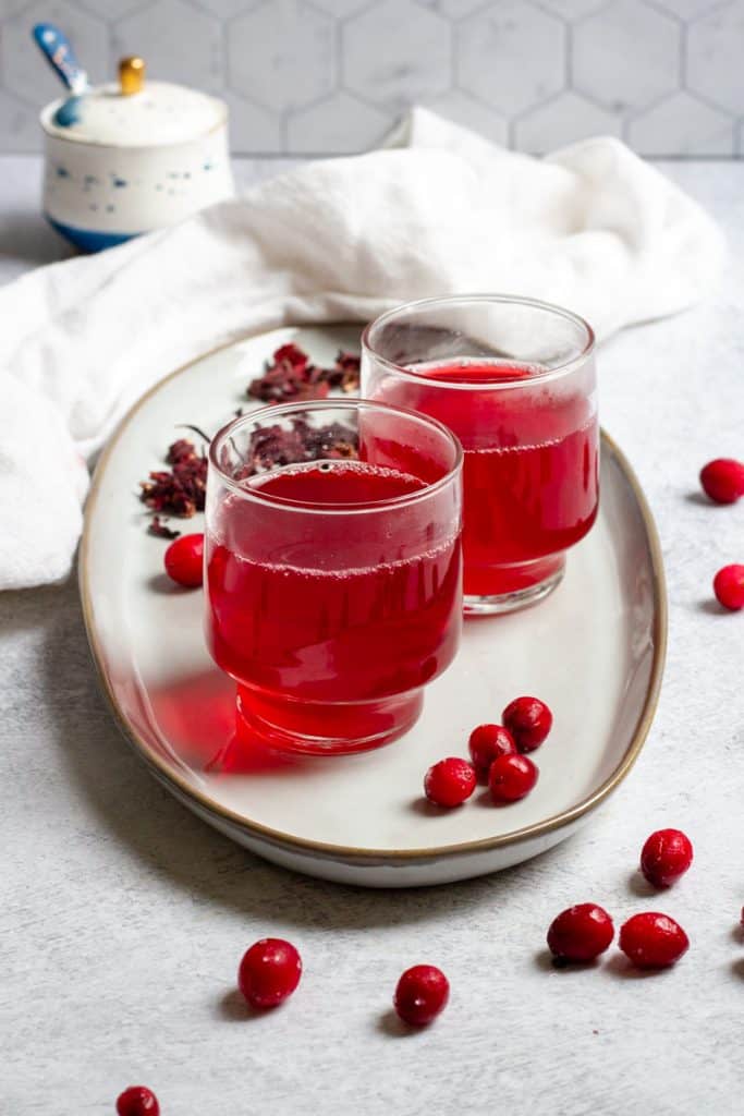Cranberry Hibiscus Tea Hot Or Cold Champagne Tastes 
