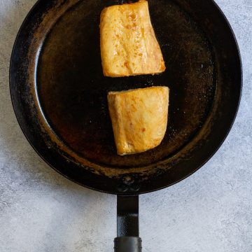 Baked Yellowtail with Teriyaki Sauce - Champagne Tastes®