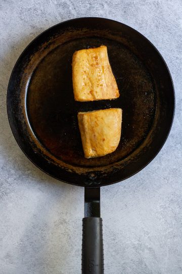 Baked Yellowtail with Teriyaki Sauce - Champagne Tastes®