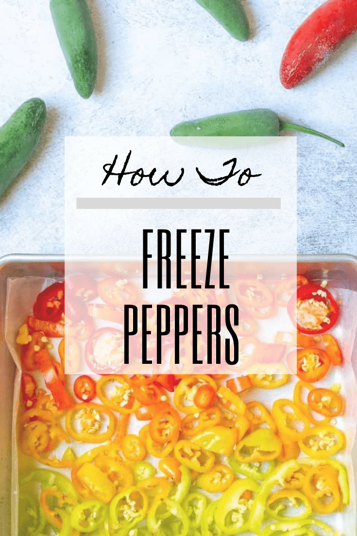 How to Freeze Peppers - Champagne Tastes®