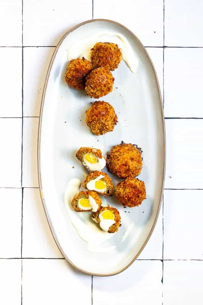 Scotch Quail Eggs - Champagne Tastes®