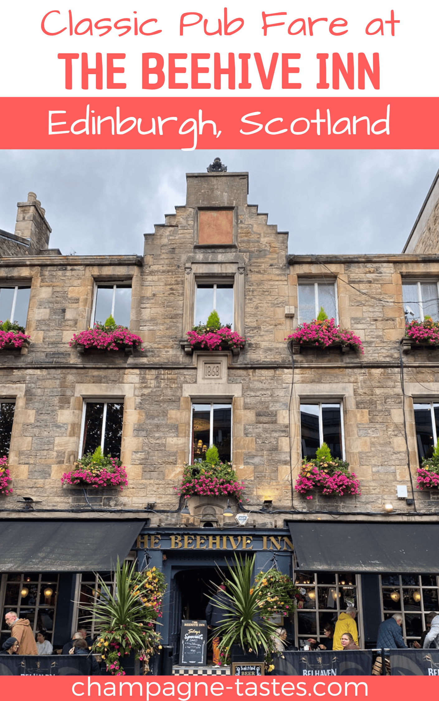 The Beehive Inn (Edinburgh, UK) - Champagne Tastes®