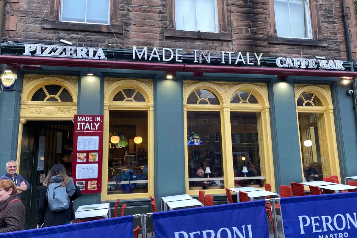 Made in Italy Pizzeria (Edinburgh, Scotland) - Champagne Tastes®